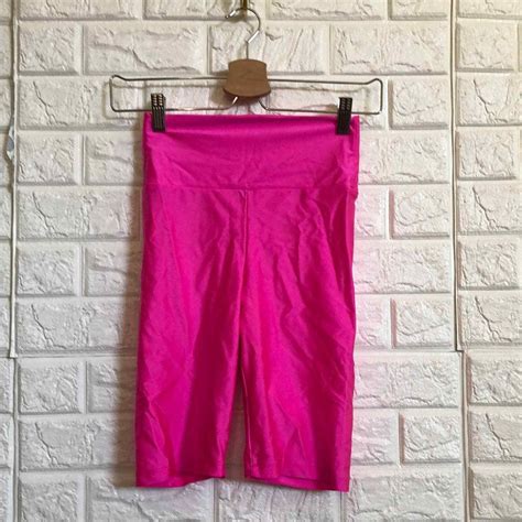 Fashionnova Nova Sport Hot Pink Stretchy High Waist B Gem