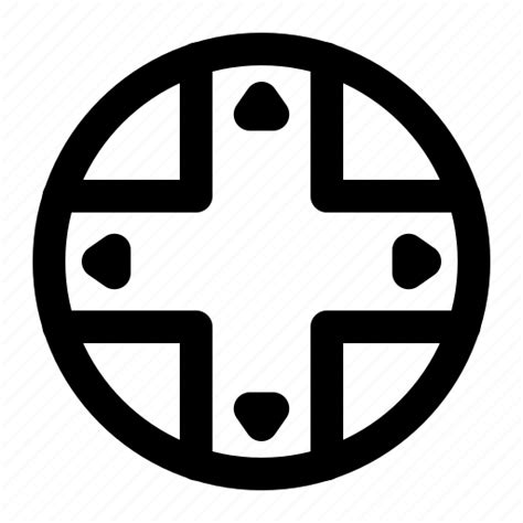 Videogames Controller Joystick Arrows Direction Icon Download On Iconfinder