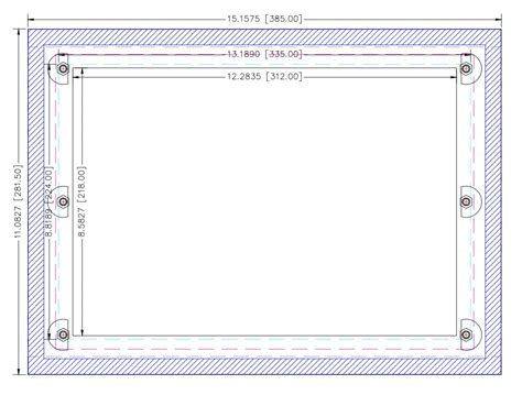 Allen Bradley Panelview Plus 7 10 4 Keypad To Allen Bradley Panelview Hmiadapterplate By
