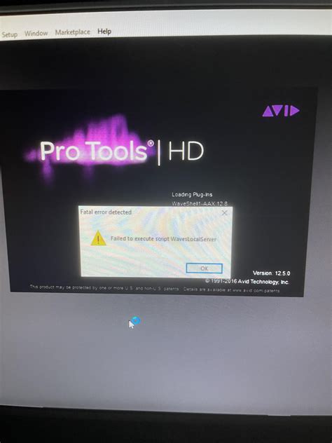 Weird Error In Pro Tools R Protools