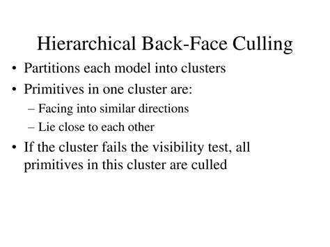Ppt Visibility Culling Powerpoint Presentation Free Download Id3357432