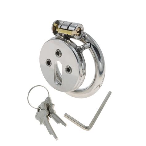 Chastity Lock Sm Stainless Steel Penile Cage Lock Yang Lock Penile