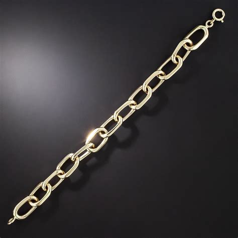 Vintage 14k Gold Link Bracelet