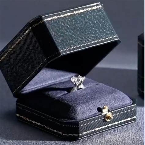 Vintage Design Jewelry Ring Box Luxury Wedding Ring Box Proposal