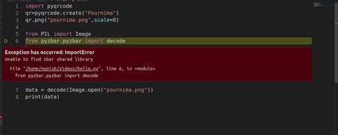 I Have This Error Using Python 38 From The Interpreter Importerror Unable To Find Zbar
