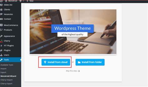 Monstroid How To Install A Theme Template Monster Help