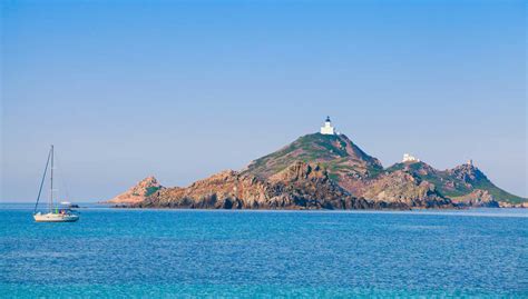 The Archipelago Of The Sanguinaires Islands In Ajaccio