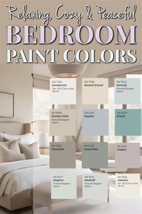 Relaxing And Cozy Bedroom Ideas In Calming Colors For A Peaceful Oasis