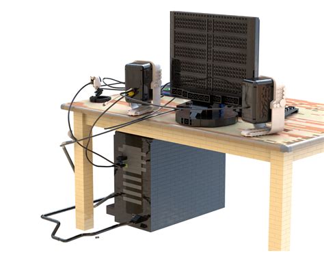 Lego Moc Screen Table Mouse Speaker By Cvi Rebrickable Build