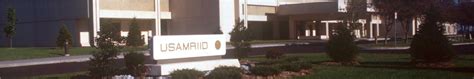 Usamriid — Us Army Medical Research Institute Of Infectious Diseases