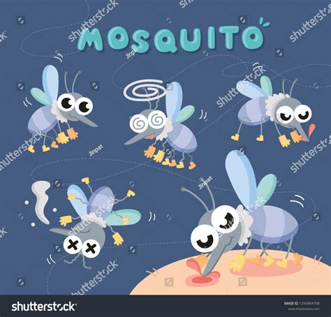 Cute Mosquito Cartoon