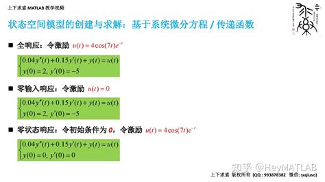 Matlab教学视频:matlab实现连续时间系统的状态空间分析 知乎 Matlab教学视频:matlab实现连续时间系统的状态空间分析 知乎