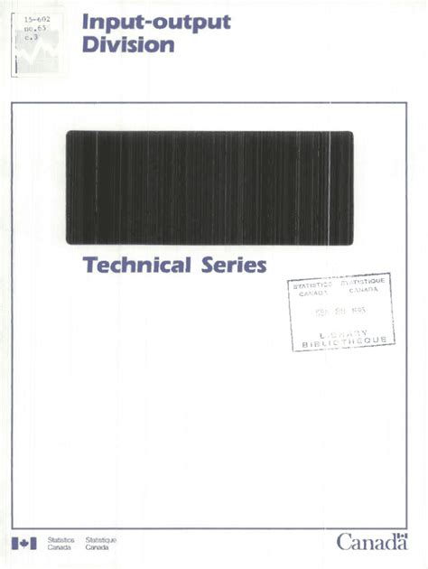 Fillable Online Publications Gc Input Output Tables Inputs And Outputs
