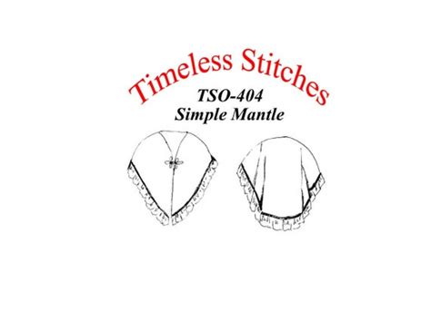 Mantle Cape Sewing Pattern