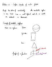 Lecture Surface Integrals Vector Fields Pdf Lecture Recap Is Surface Integrals Of The