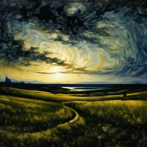 Symbolism The Field In Fulfillment Of Wishes By Marc Chagall — Image Created In Shedevrum