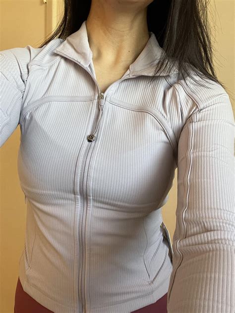 Loving My First Define Jacket Ribbed Nulu Cropped Faint Lavender Size 6 Rlululemon