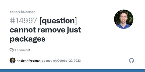 [question] cannot remove just packages · issue 14997 · conan io conan