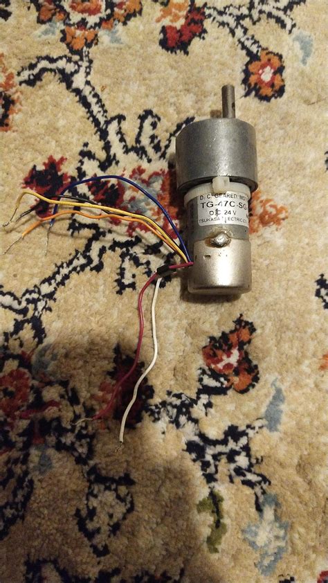 Need Help Identifying Encoder Wires Of A Dc Gear Motor R Motors