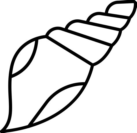 Conch Shell Icon Style 21268659 Vector Art At Vecteezy