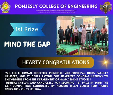 Ponjesly College Of Engineering India Posted On Linkedin