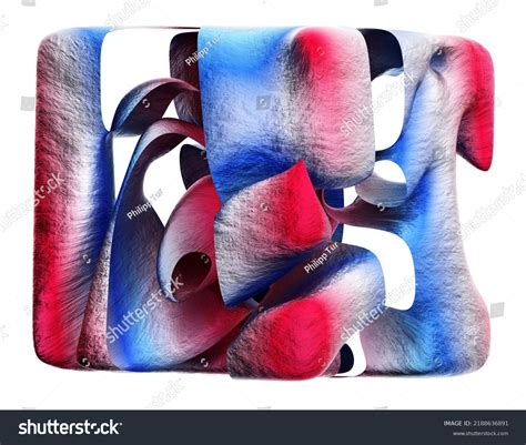 D Render Abstract Art Surreal Cube Stock Illustration Shutterstock