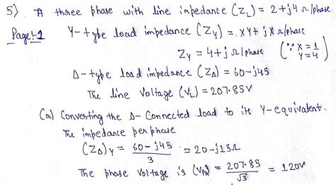 [solved] Electric Energy Engineering 3 Phase Circuit Electric Course Hero