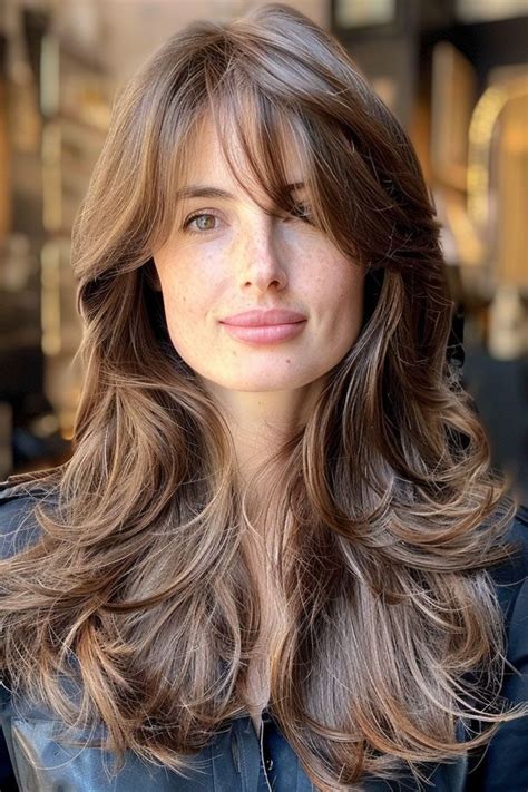 30 Long Butterfly Layered Haircuts Classic Brunette Layers With Soft