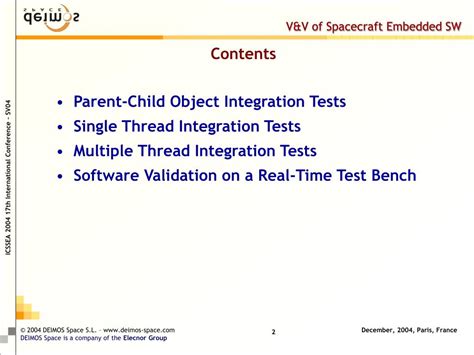 ppt verification and validation of spacecraft embedded software