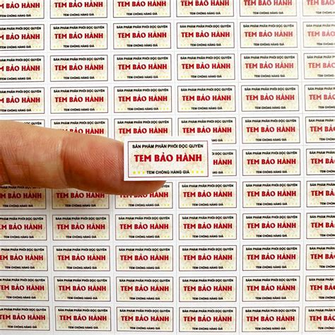 Tem Bảo Hành Decal Vỡ Bể Kích Thước 2x1cm Shopee Việt Nam