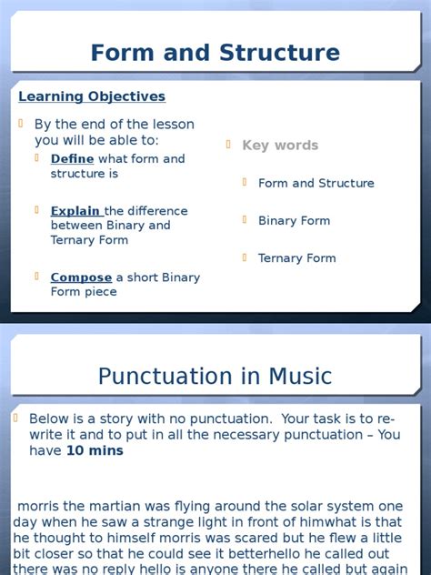 binary and ternary form pdf musical compositions entertainment general