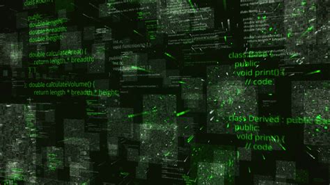 Programming Code Abstract Technology Background Seamless Loop