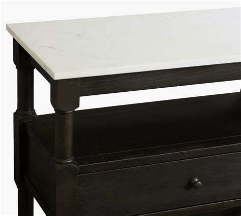 Alexandra 65 Marble Console Table Pottery Barn