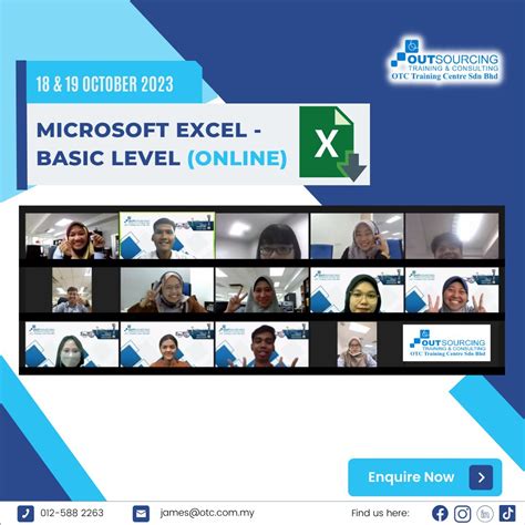 Otc Training Centre Sdn Bhd On Linkedin Microsoft Excel Basic Level Program Training