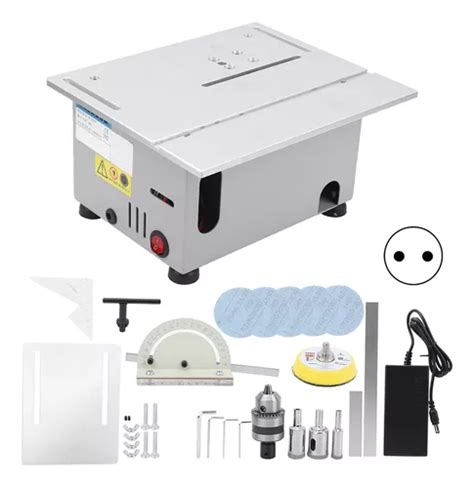 Table Saw Mini Silver Multifunction Woodworking Diy Model Mercadolibre