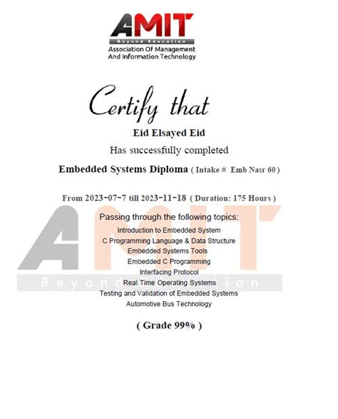 Eid Elsayed On Linkedin I Have Completed An In Depth Course On