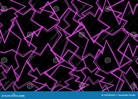Abstract Background Purple Line Hand Drawing Flat Line Shape Wallpaper