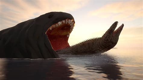 The Bloop Vs Mosasaurus P01 Youtube