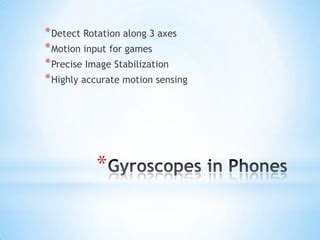 Accelerometer And Gyroscope PPTX