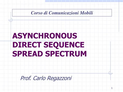 Ppt Asynchronous Direct Sequence Spread Spectrum Powerpoint