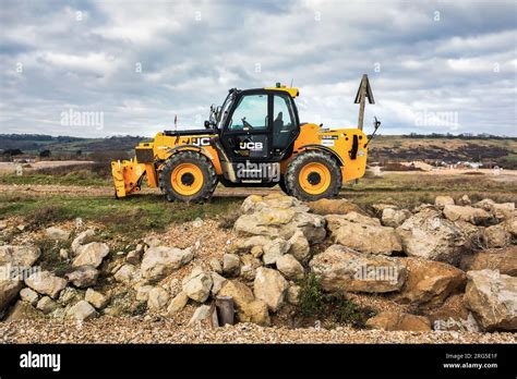 Jcb Loadall 535 125 Heavy Construction Equipment Parked On Martello