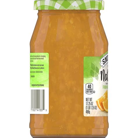 Smuckers Natural Orange Marmalade Fruit Spread 17 25oz Sweet And Zesty