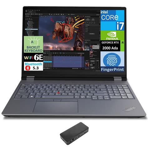 Lenovo Thinkpad P Gen Workstation Laptop In Ips K Display Intel I Hx Gb Ddr