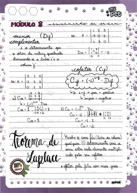 Mapas Mentais Sobre Álgebra Linear Mapa 10