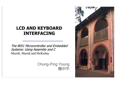 SOLUTION Embedded Systems Lcd And Keyboard Interfacing Studypool
