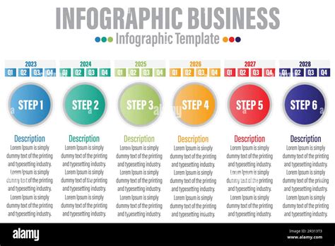 Vector Infographic Design With Six 6 Options Or Six 6 Steps Process Diagram Flow Chart Info