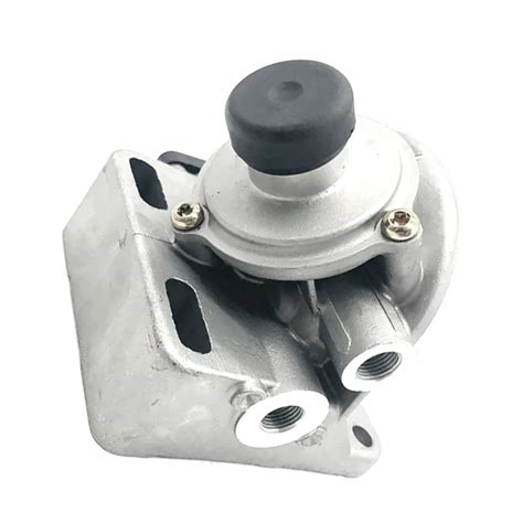 Excavator Parts Hand Priming Pump Diesel Fuel Filter Mounting Base For