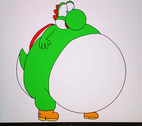 Yoshi Fat By Skyb2012 On Deviantart