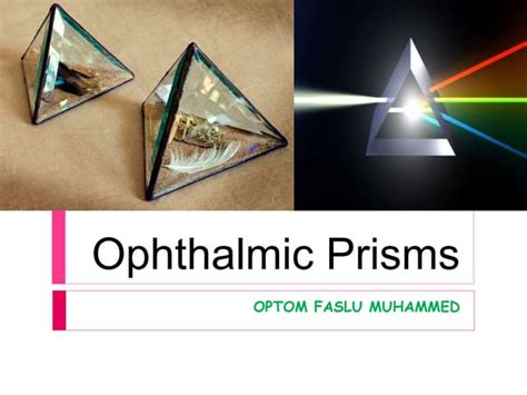 Ophthalmic Prisms Pptx