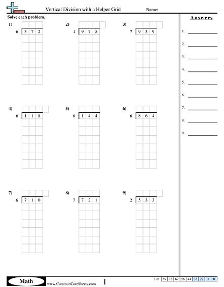 4 Nbt 6 Worksheets Free Commoncoresheets Worksheets Library
